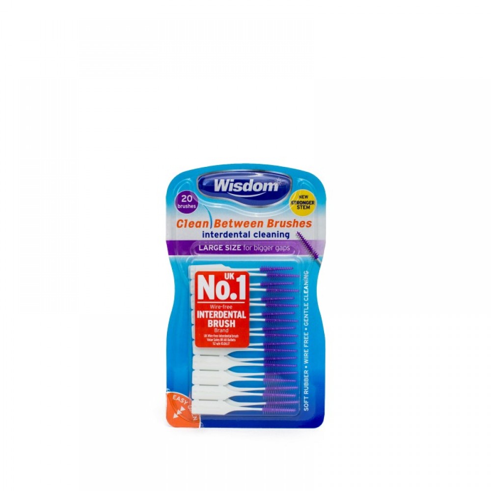 Wisdom Clean Between Interdental Brushes Large - Wholesale Supplier to ...