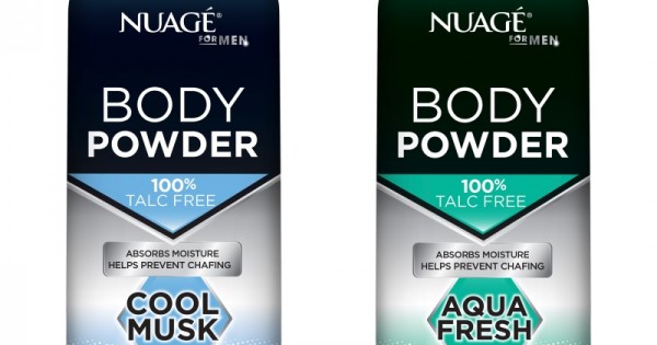 Nuage Body Powder 250g Men's Mixed Case (Cool Musk & Aqua Fresh ...