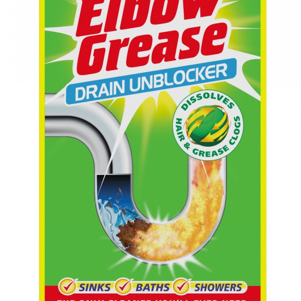 Elbow Grease Drain Unblocker Sachets 3x25g - Wholesale Supplier to the ...