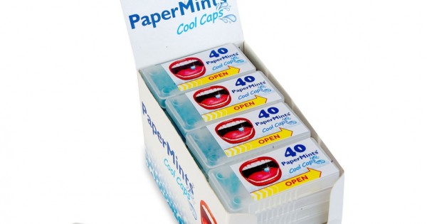 PaperMints Cool Caps Tin 40's - Breath Freshener - Wholesale Supplier ...