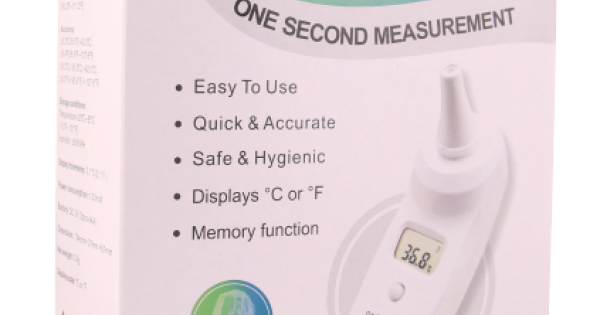 Medisure Infra-Red Ear Thermometer AT-100 - Medicinal/Wellbeing ...